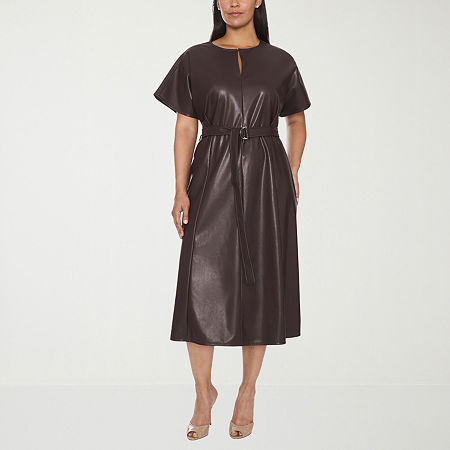 Click here for Sam And Jess Womens Short Sleeve Midi Plus Fit + F... prices
