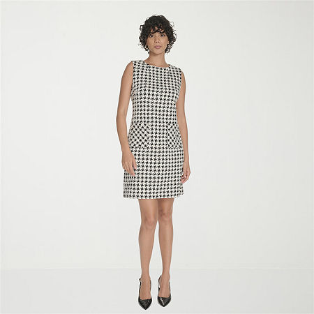 Click here for Marc New York Houndstooth Womens Sleeveless Sheath... prices