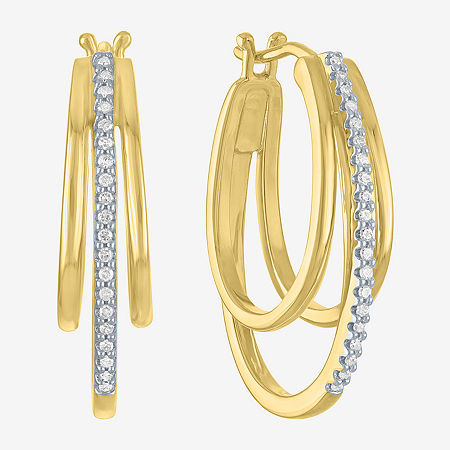 Click here for 1/10 CT. T.W. Sterling Silver or 14K Gold Over Sil... prices