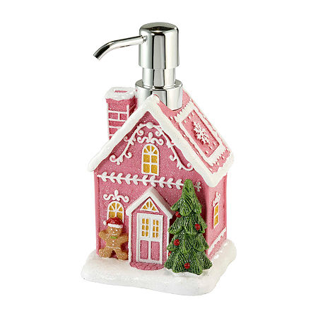 Avanti Sparkle House Resin Lotion Pump - Pink