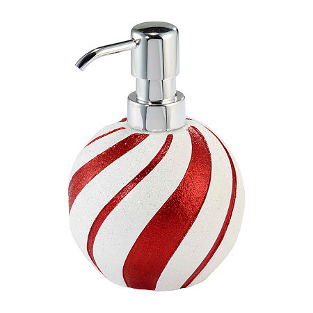 Avanti Glitter Ornament Resin Lotion Pump - White
