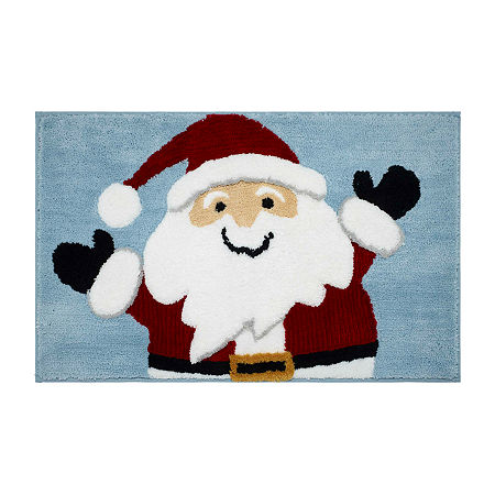 Avanti Santa Polyester Bath Rug  20 x 32 - Multicolor