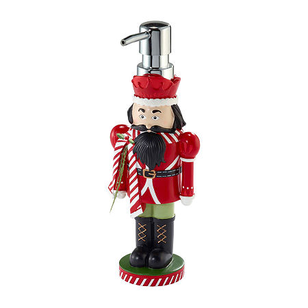 Avanti Peppermint Nutcracker Resin Lotion Dispenser - Multi