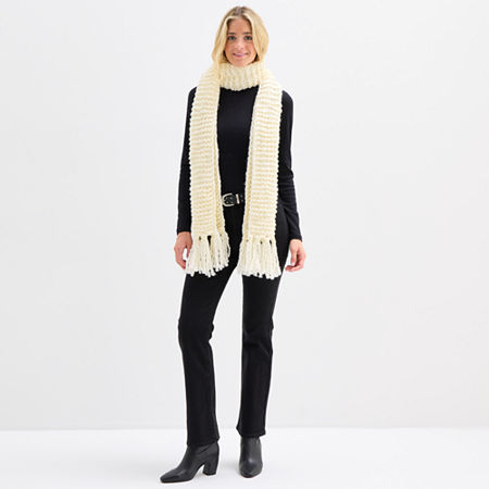 Click here for a.n.a Chunky Knit Wrap Scarf  One Size  Beige prices