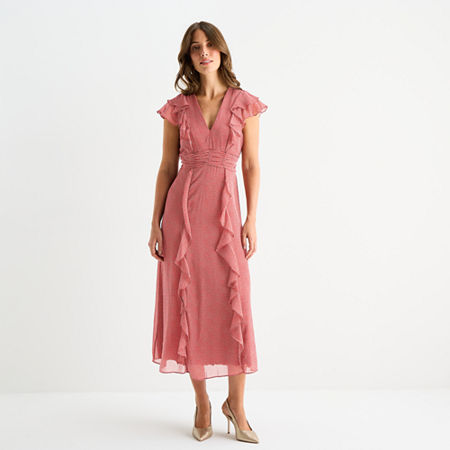 Click here for Danny & Nicole Womens Sleeveless Dots Fit + Flare... prices