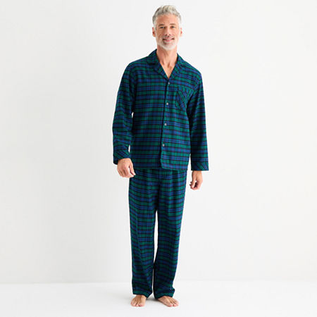 Click here for St. Johns Bay Mens Flannel Long Sleeve 2-pc. Pajam... prices