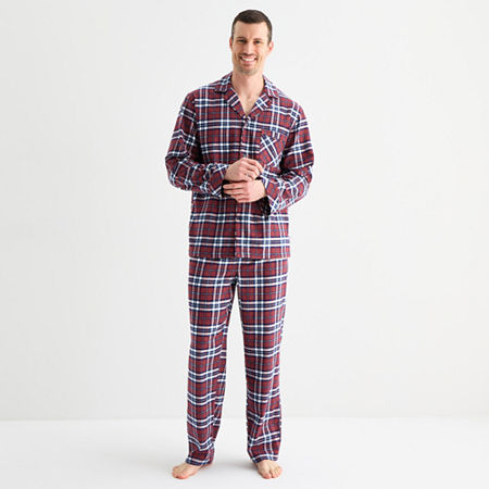 Click here for St. Johns Bay Mens Flannel Long Sleeve 2-pc. Pajam... prices