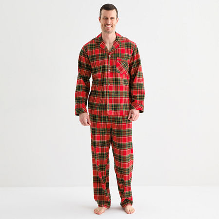 Click here for St. Johns Bay Mens Flannel Long Sleeve 2-pc. Pajam... prices