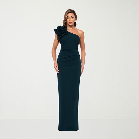Click here for DJ Jaz One Shoulder Womens Applique Sleeveless Eve... prices