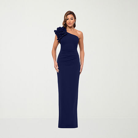 Click here for DJ Jaz One Shoulder Womens Applique Sleeveless Eve... prices