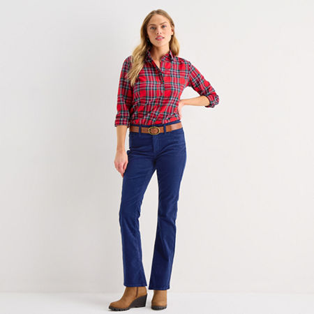 Click here for St. Johns Bay Womens Tall Mid Rise Bootcut Corduro... prices