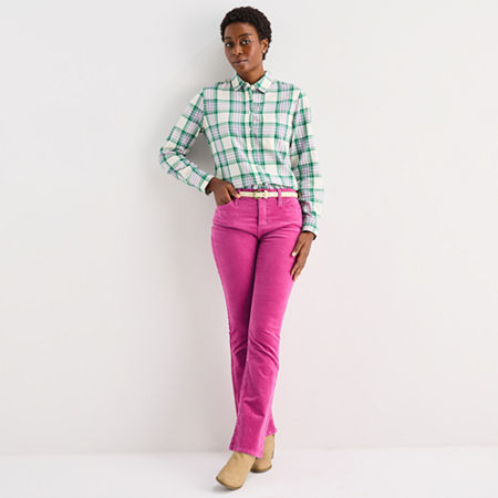 Click here for St. Johns Bay Womens Tall Mid Rise Bootcut Corduro... prices