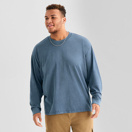 Click here for Arizona Mens Crew Neck Long Sleeve Big and Tall T-... prices