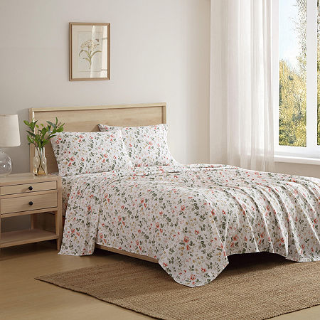 Click here for Laura Ashley Meadow Floral Sheet Set  One Size  Be... prices