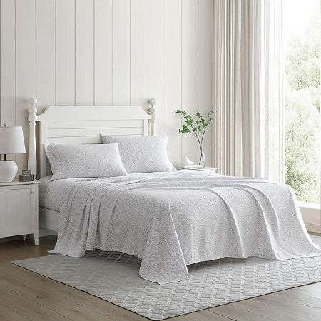 Click here for Closeout! Laura Ashley 300 Thread Count Cotton Sat... prices