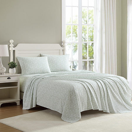 Click here for Laura Ashley Heirloom Ditzy Sheet Set  One Size  G... prices