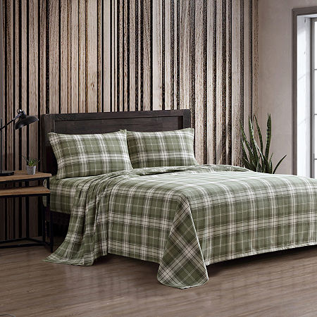 Click here for Eddie Bauer Printed Cotton Flannel 4-Pc. Sheet Set... prices