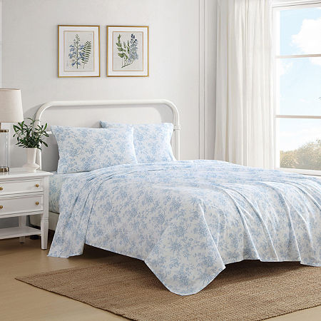 Click here for Laura Ashley Walled Garden Sheet Set  One Size  Bl... prices