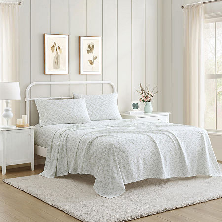 Click here for Laura Ashley Fiona 300tc Sheet Set  One Size  Gree... prices