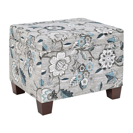 Click here for Madisson Cushioned Storage Ottoman  One Size  Gray prices