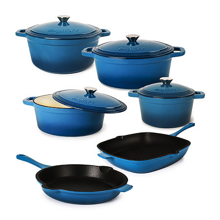 Click here for BergHOFF Neo 10pc Cast Iron Cookware Set - Blue prices