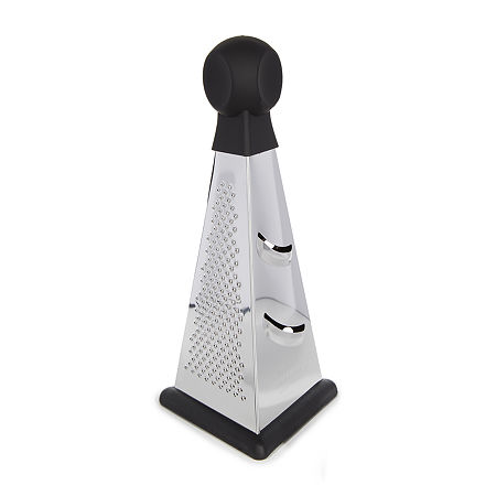 BergHOFF Essentials Collection 8 Stainless Steel 3-Sided Grater - Black