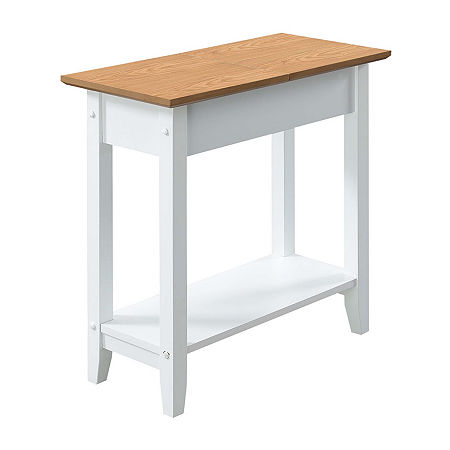Click here for American Heritage Flip-Top Chairside Table  One Si... prices