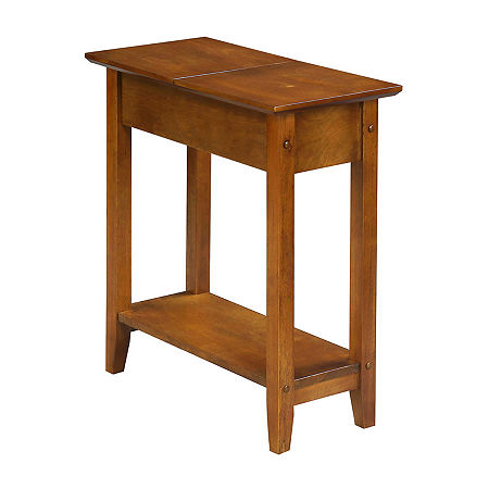 Click here for American Heritage Flip-Top Chairside Table  One Si... prices