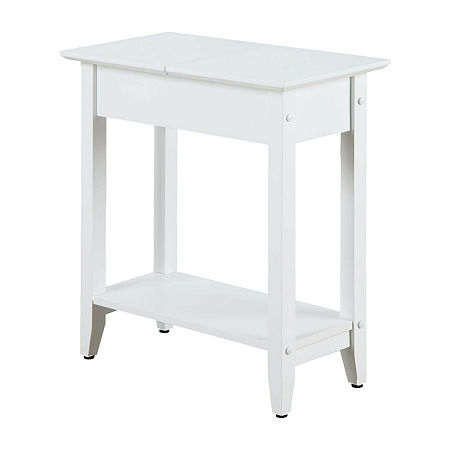 Click here for American Heritage Flip-Top Chairside Table  One Si... prices