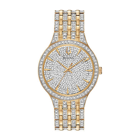 Click here for Bulova Mens Phantom Crystal-Accent Two-Tone Stainl... prices