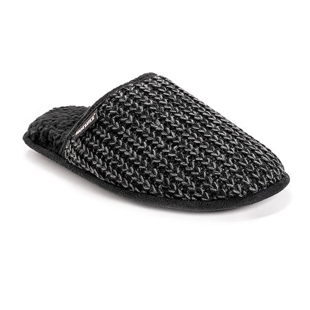 Click here for MUK LUKS Gavin Scuff Slippers  Large  Black prices