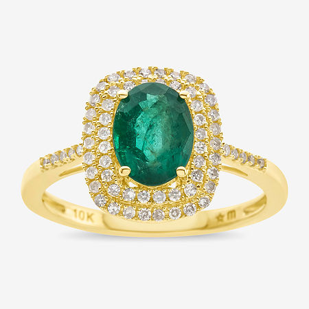 Click here for Womens Gemstone & 1/3 CT. T.W. Diamond 10K Gold Co... prices