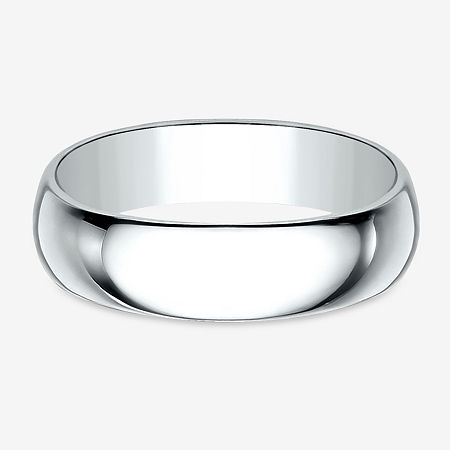 Click here for Mens 6mm 10K Gold Wedding Band  11 1/2  White prices