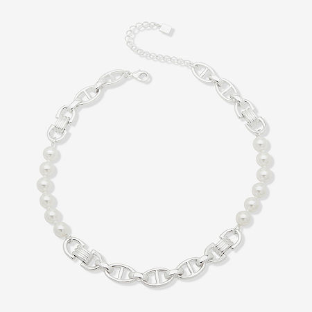 Click here for Worthington Silver Tone Womens 17 Inch Collar Neck... prices