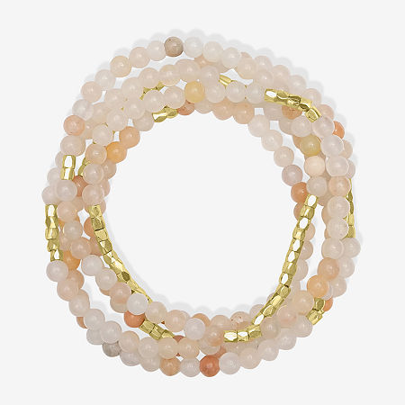 Click here for Silver Reflections Convertible Genuine Stone Beade... prices