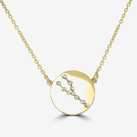 Click here for Sparkle Allure Zodiac Coin Womens Crystal 14K Gold... prices