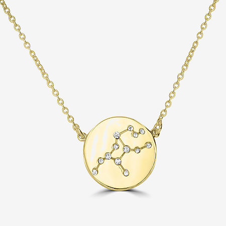 Click here for Sparkle Allure Zodiac Coin Womens Crystal 14K Gold... prices
