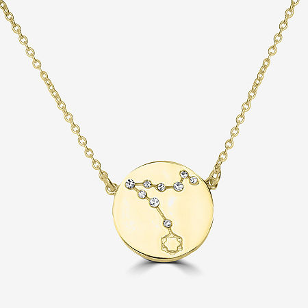 Click here for Sparkle Allure Zodiac Coin Womens Crystal 14K Gold... prices