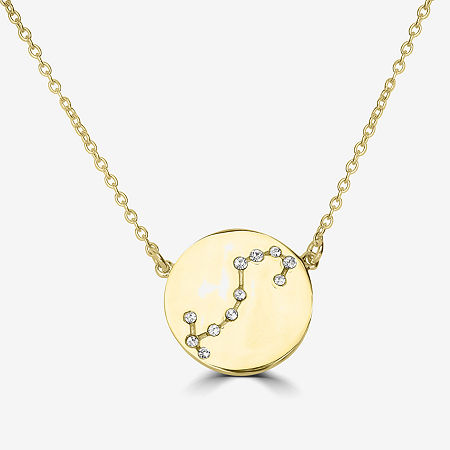 Click here for Sparkle Allure Zodiac Coin Womens Crystal 14K Gold... prices
