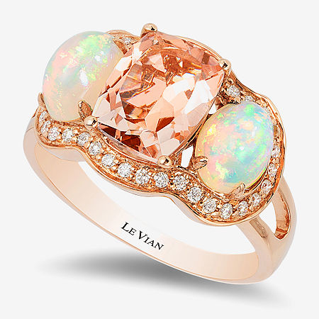 Click here for Le Vian Grand Sample Sale Ring featuring Peach Mor... prices