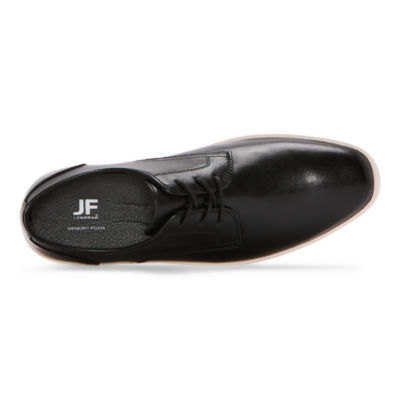 J. Ferrar Fleet Mens Round Closed Toe Oxford Shoes, Color: Black - JCPenney