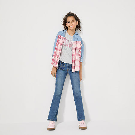 Click here for Levis Big Kid Girls Hooded Long Sleeve Regular Fit... prices