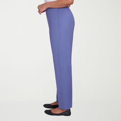 Alfred Dunner Worth Avenue Womens Straight Pull-On Pants, Color ...
