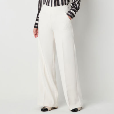 Worthington Tall Womens High Rise Wide Leg Pant - JCPenney