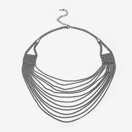 Click here for Bijoux Bar Black Womens Glass 19 1/2 Inch Strand N... prices