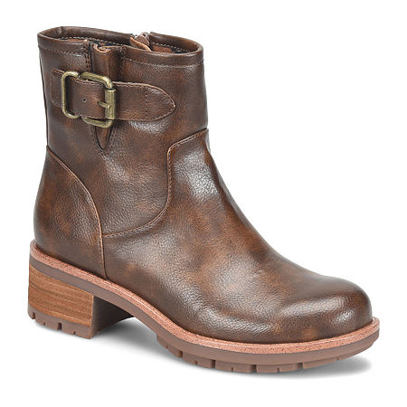 Click here for BOC by Born Womens Shai Stacked Heel Motorcycle Bo... prices