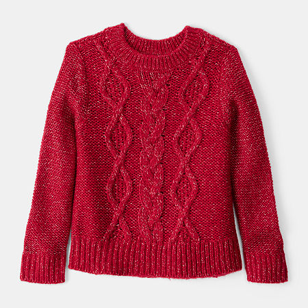 Click here for Carters Toddler Girls Knit Sweater - Red prices