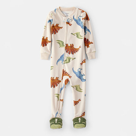 Click here for Carters Velboa Toddler Boys Footed Round Neck Long... prices