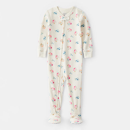 Click here for Carters Toddler Girls Footed Crew Neck Long Sleeve... prices