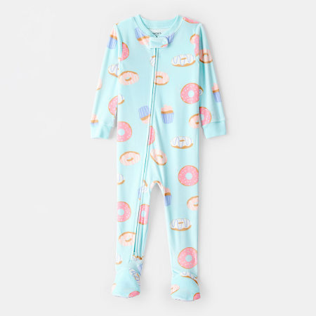 Click here for Carters Velboa Toddler Girls Footed Round Neck Lon... prices